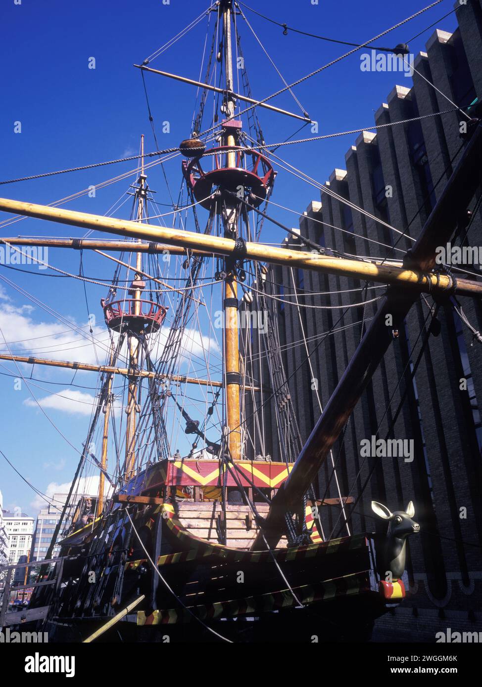 UK, London, Southwark, the Golden Hind ship Stock Photo - Alamy