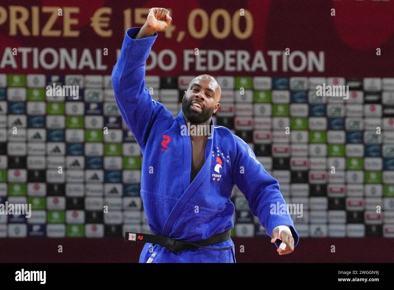 Teddy Riner of France against Alisher Yusupov of Uzbekistan, Semi-Final ...