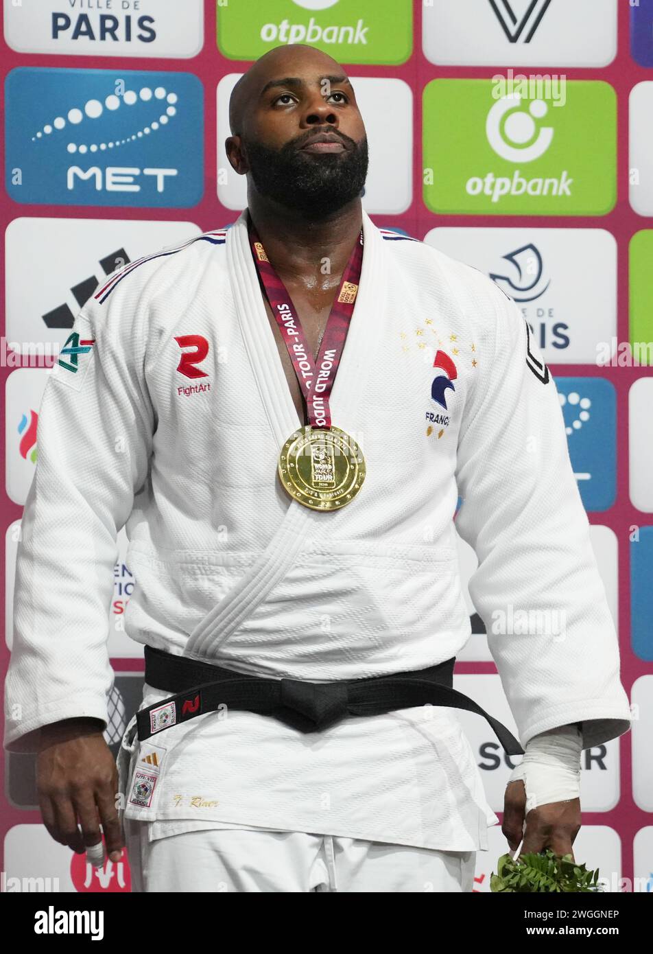 Teddy Riner of France Gold medal, Men's +100 Kg during the Paris Grand ...