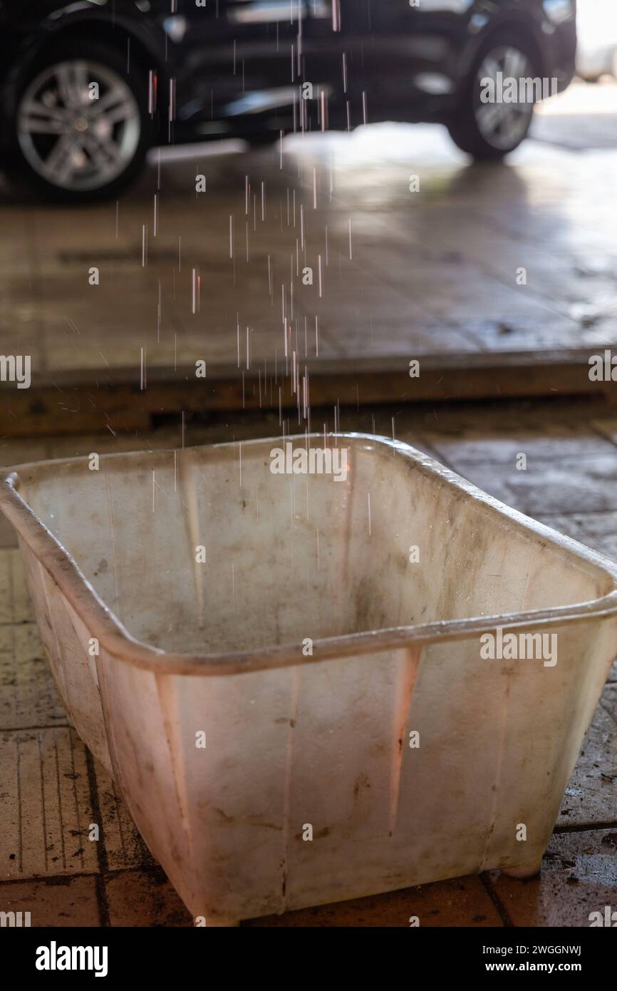 replacement of antifreeze in the engine cooling system. Draining the ...