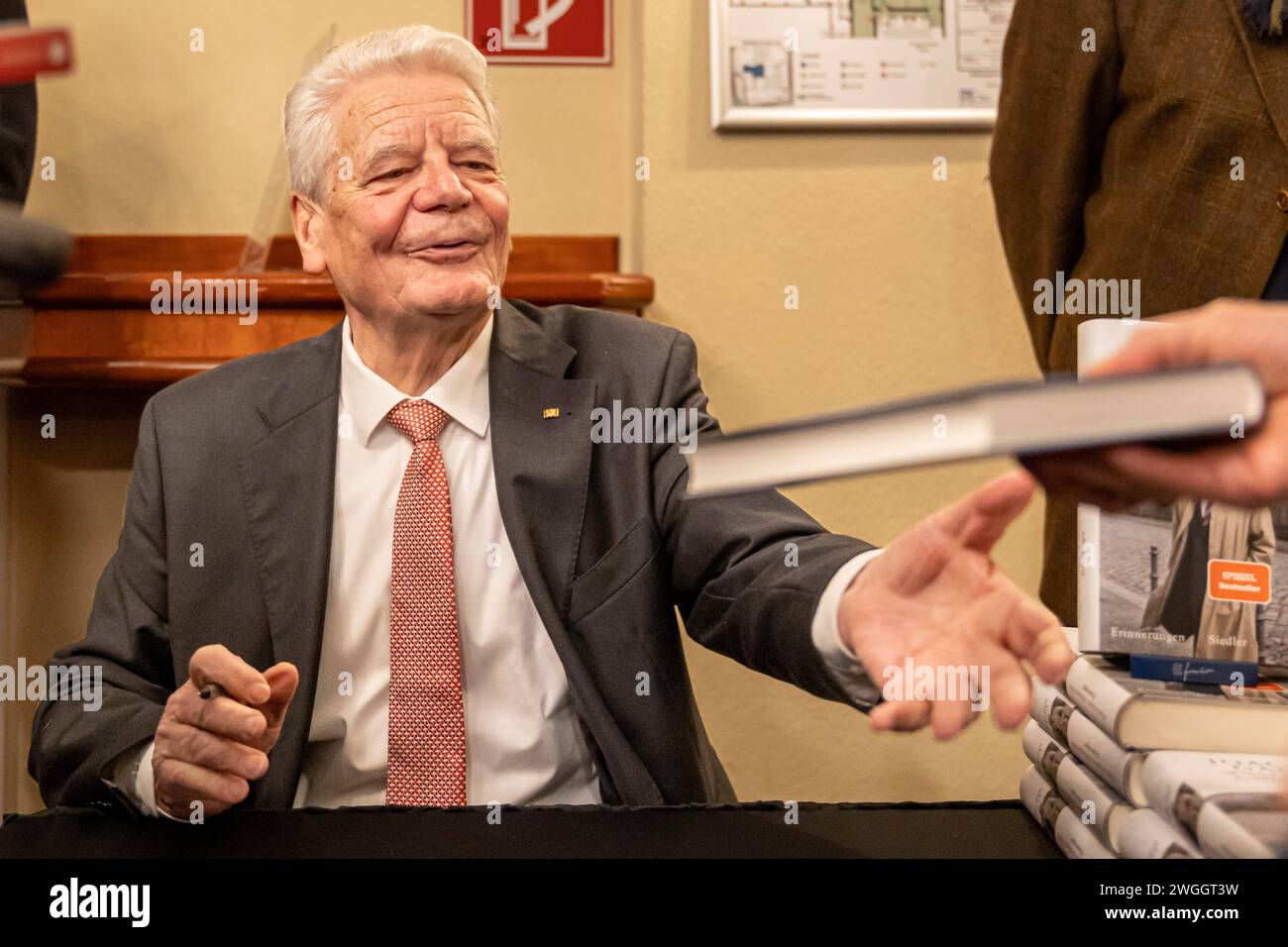 Joachim Gauck Erschütterungen, Buchpräsentation, am 04.02.2024 in ...