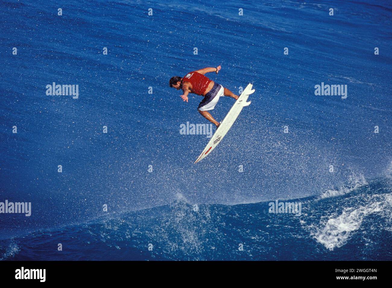 tow surfing big waves in HAwaii Stock Photo - Alamy