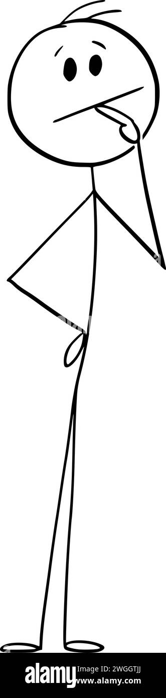 Serious concentration Stock Vector Images - Alamy