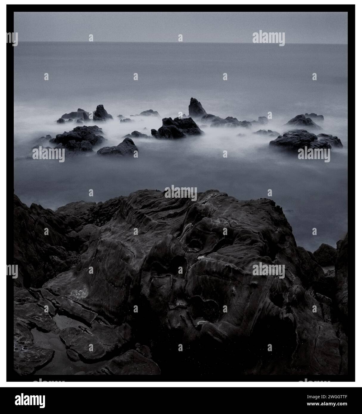 Ocean landscape sea rocks Cut Out Stock Images & Pictures - Alamy
