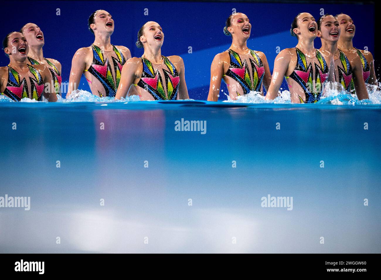 Doha, Qatar. 05th Feb, 2024. Athletes of Australia team compete in the ...