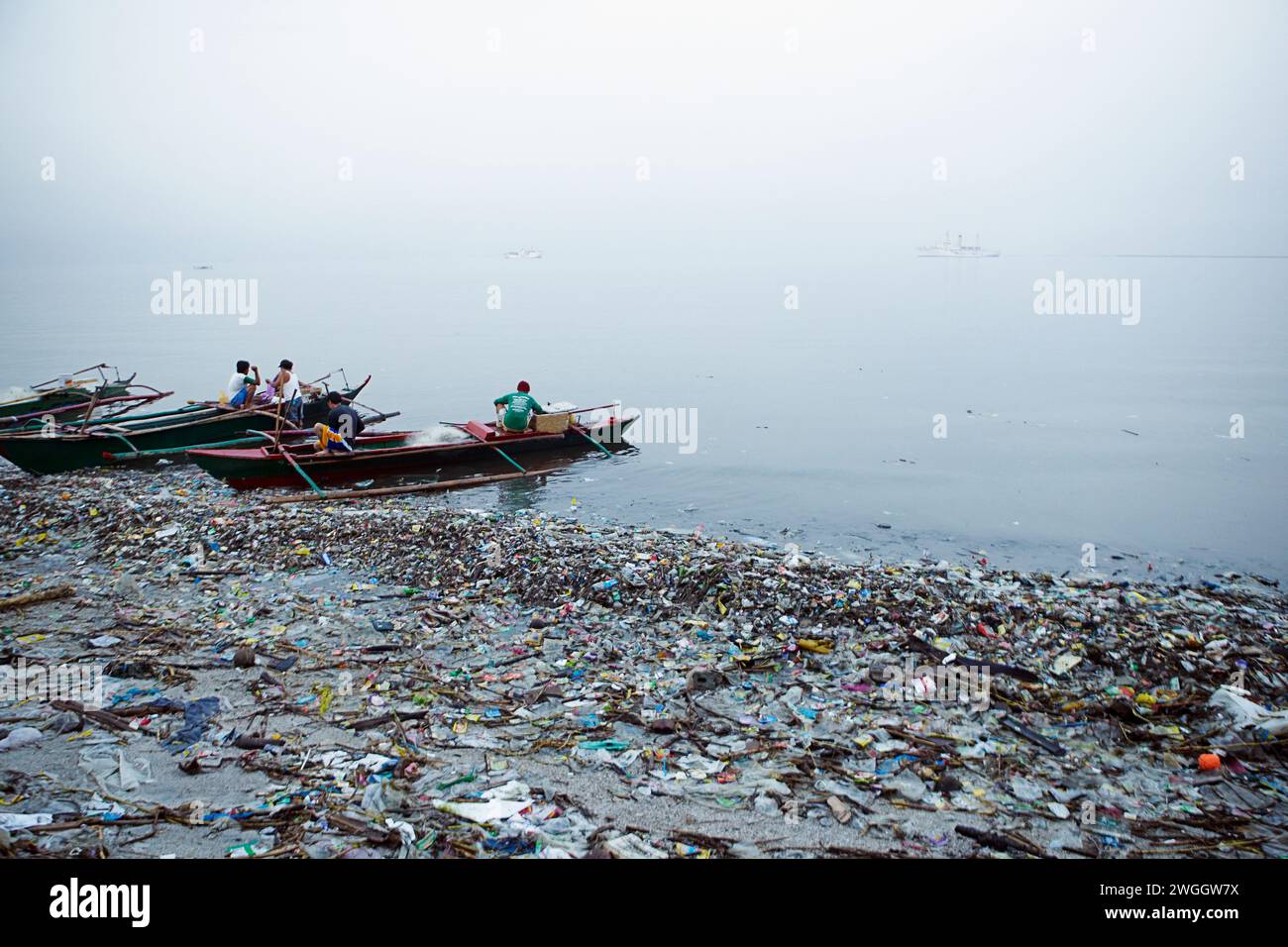 Fishing boats seen early morning before the International Ocean ...