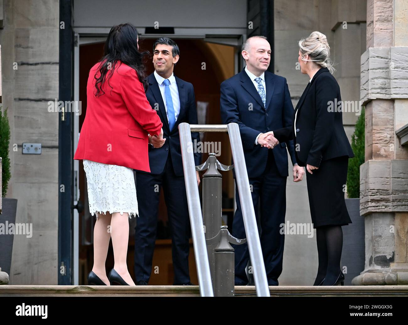 (left-right) Deputy First Minister Emma Little-Pengelly, Prime Minister ...