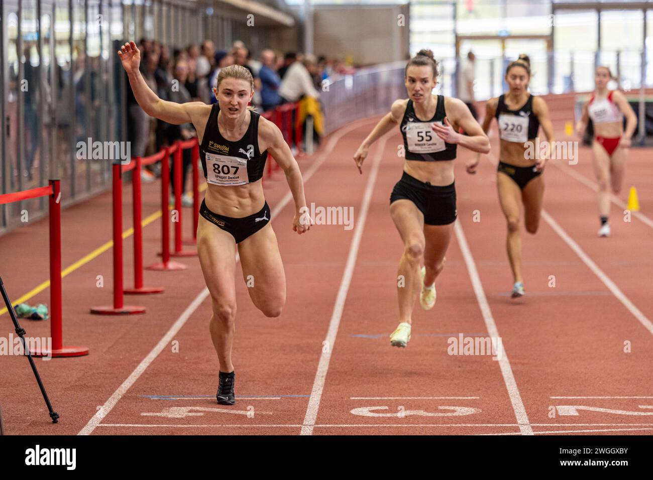 Muenchen, Deutschland. 04th Feb, 2024. Denise Uphoff (LG Stadtwerke Muenchen); Sueddeutsche ...