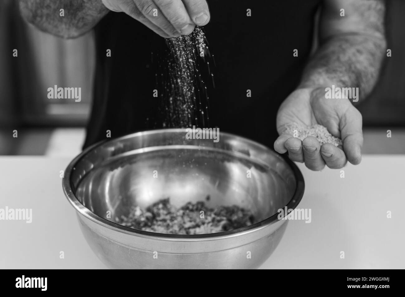 Hair cooking Black and White Stock Photos & Images - Alamy