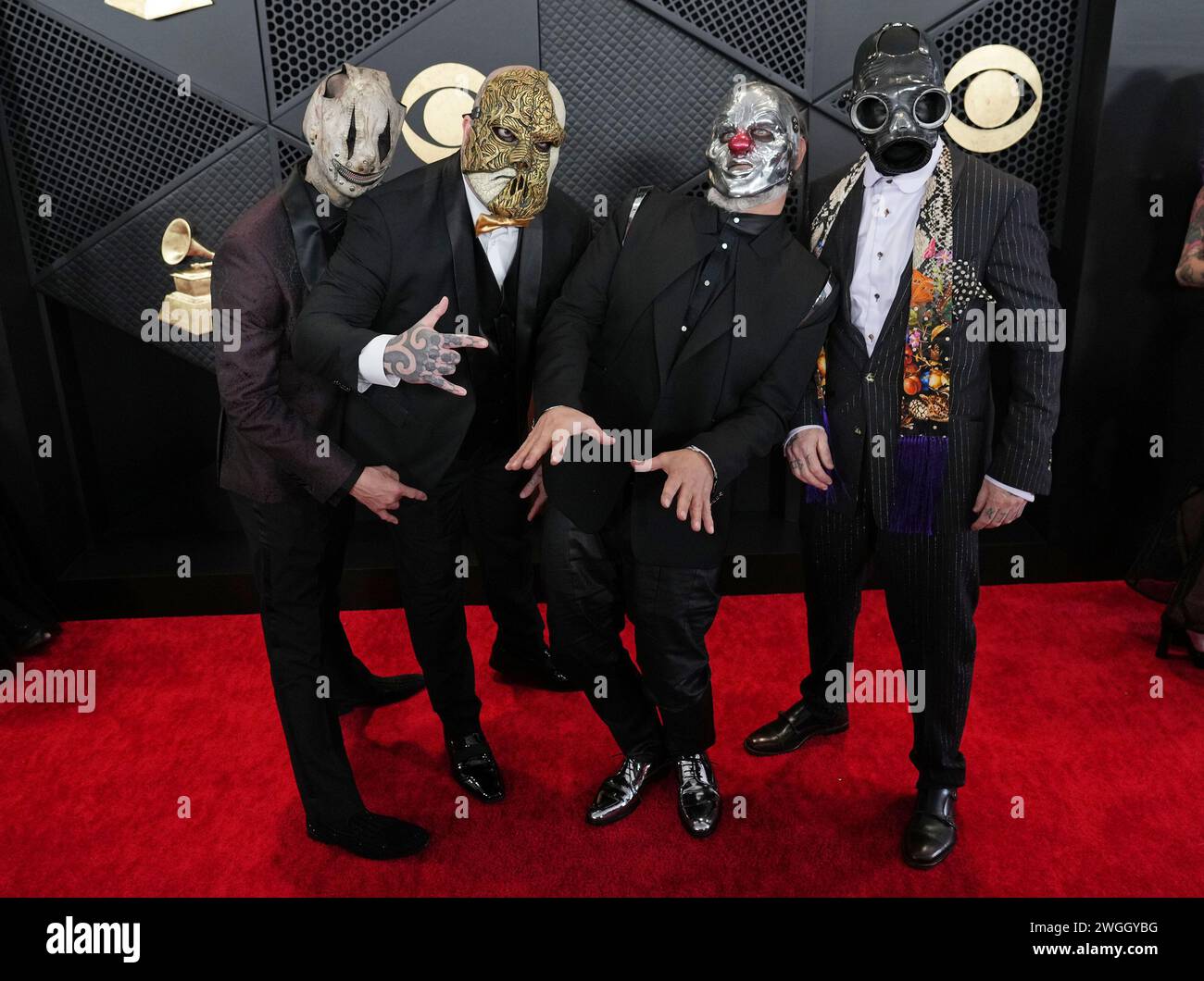 Los Angeles, USA. 04th Feb, 2024. Slipknot arrives at the 66th Annual ...
