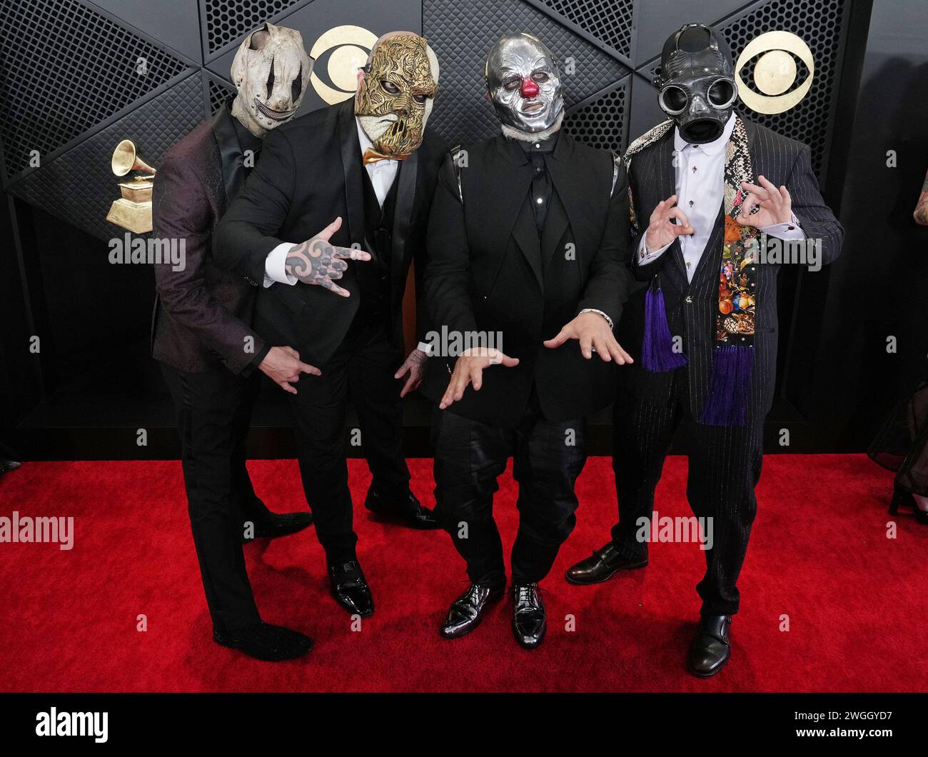 Los Angeles, USA. 04th Feb, 2024. Slipknot arrives at the 66th Annual ...