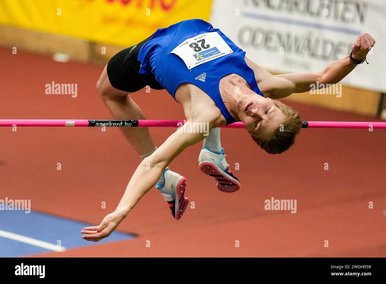 Weinheim, Deutschland. 02nd Feb, 2024. Peter Bakosi (Ungarn, Männer, 28 ...