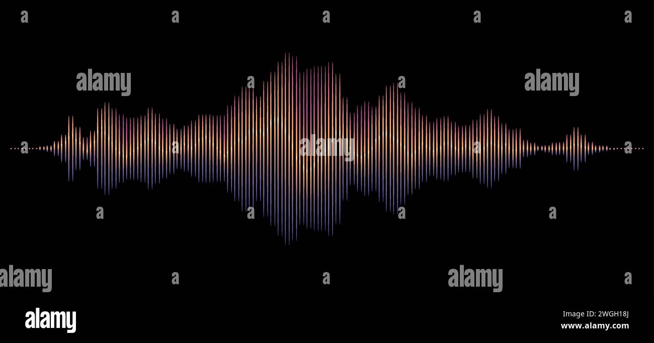 Waveform graph Stock Vector Images - Alamy