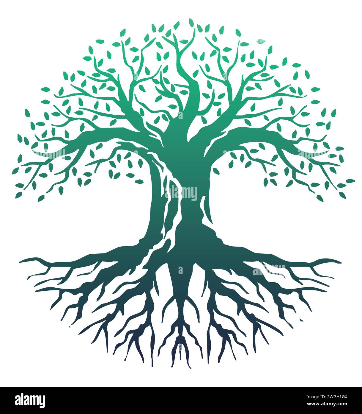 Roots of creation Stock Vector Images - Alamy