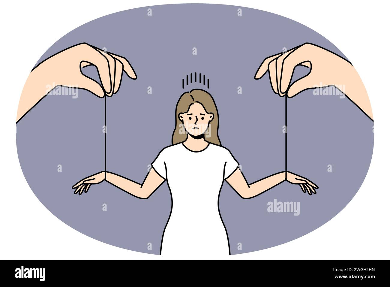 Female domination Stock Vector Images - Alamy