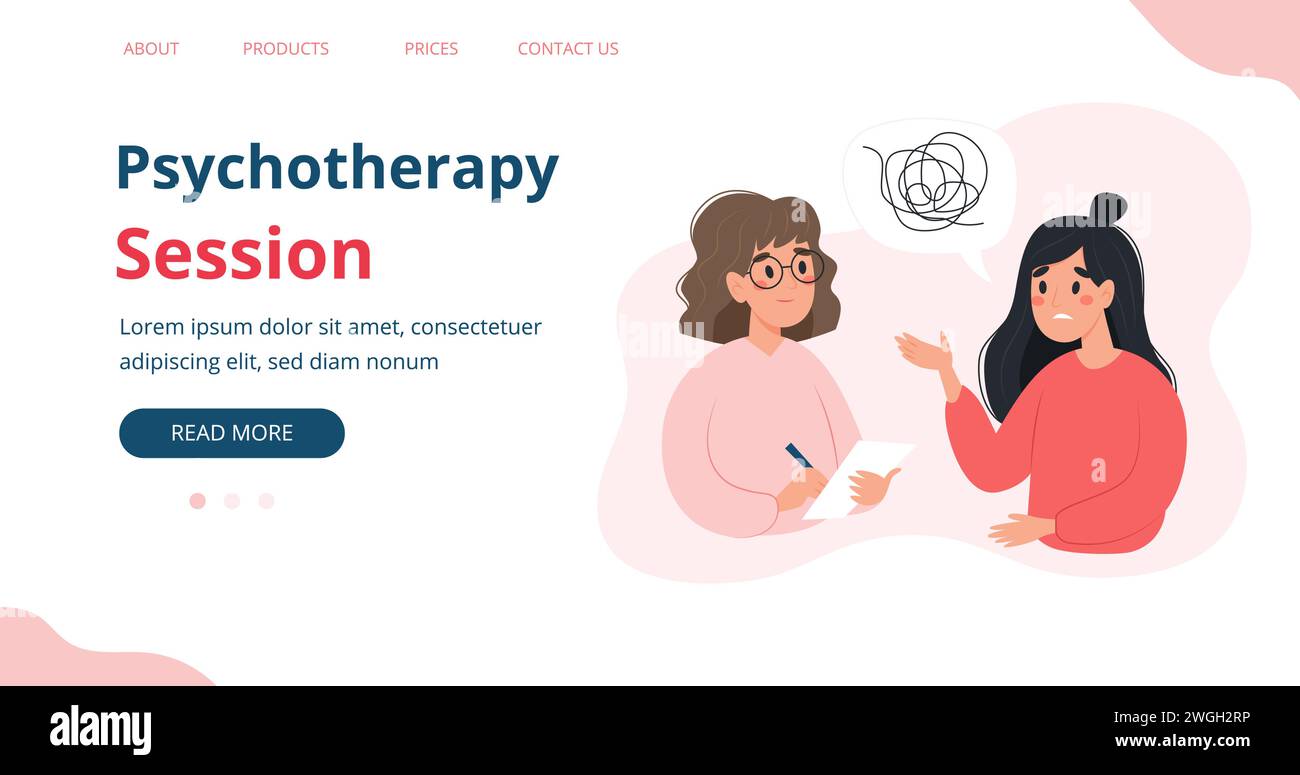 Psychotherapy session - woman talking to psychologist. Mental health ...