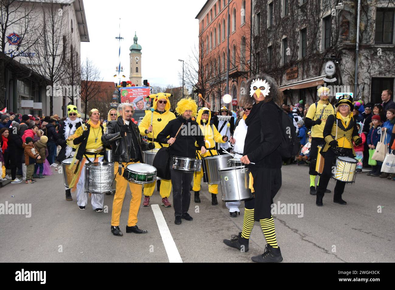 Teilnehmer Muenchen 04.02.2024 Faschingszug Einfach Fasching Muenchen ...