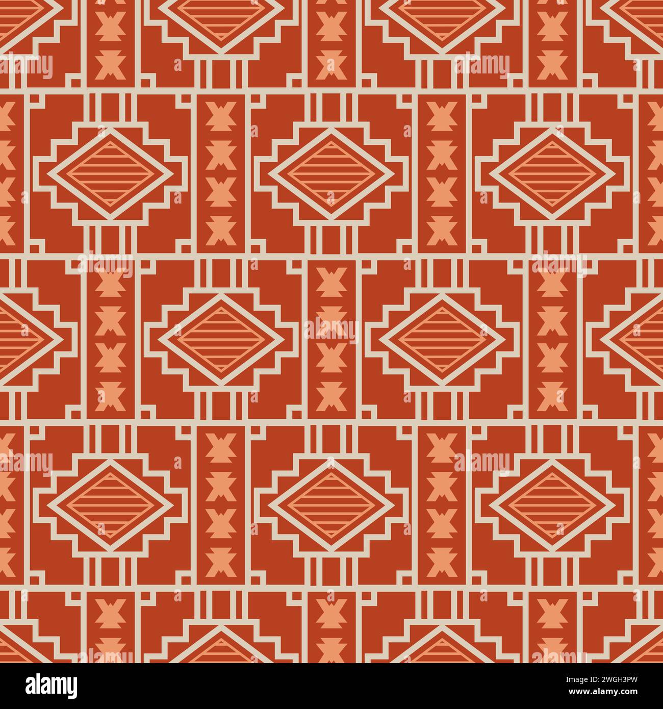 Tribal southwestern native navajo seamless pattern Stock Vector Image ...