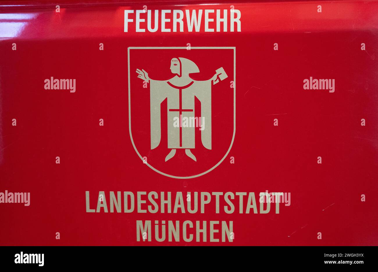 Munich, Germany. 05th Feb, 2024. A vehicle from the Munich professional ...