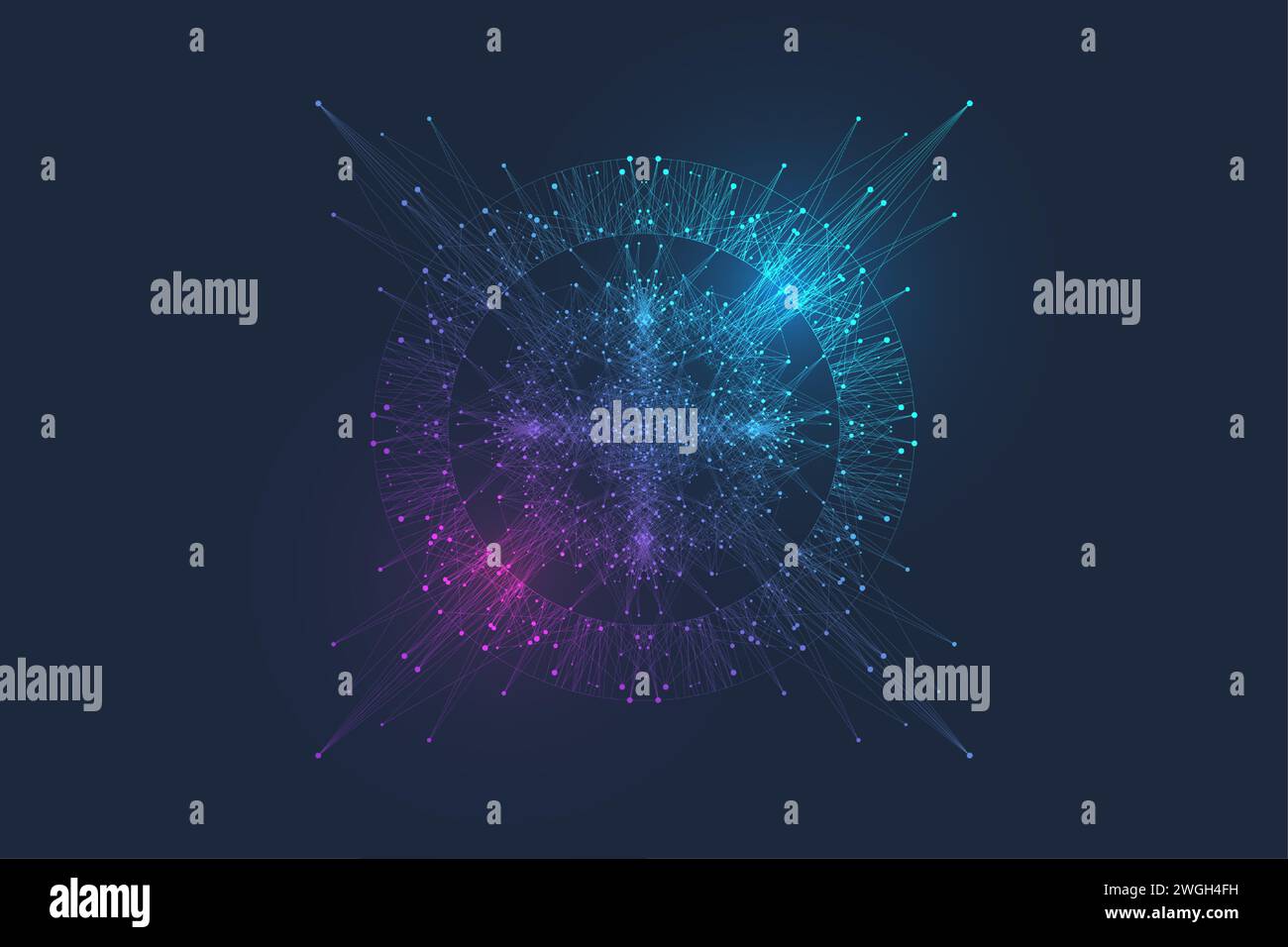 AI Generative Banner Concept In The Digital Style. Generative Ideas ...