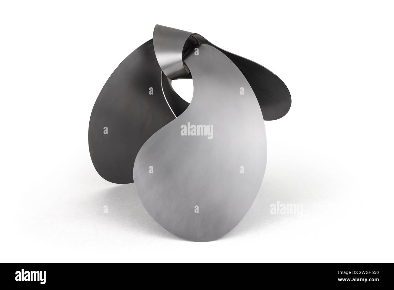 Modern stainless steel sculpture by Basque visual artist Guillaume ...