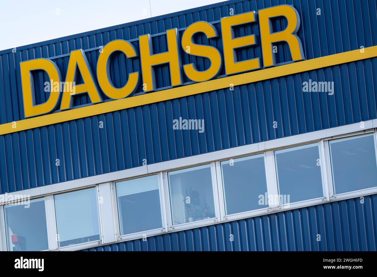 Munich, Germany. 05th Feb, 2024. The lettering "Dachser" is attached to ...