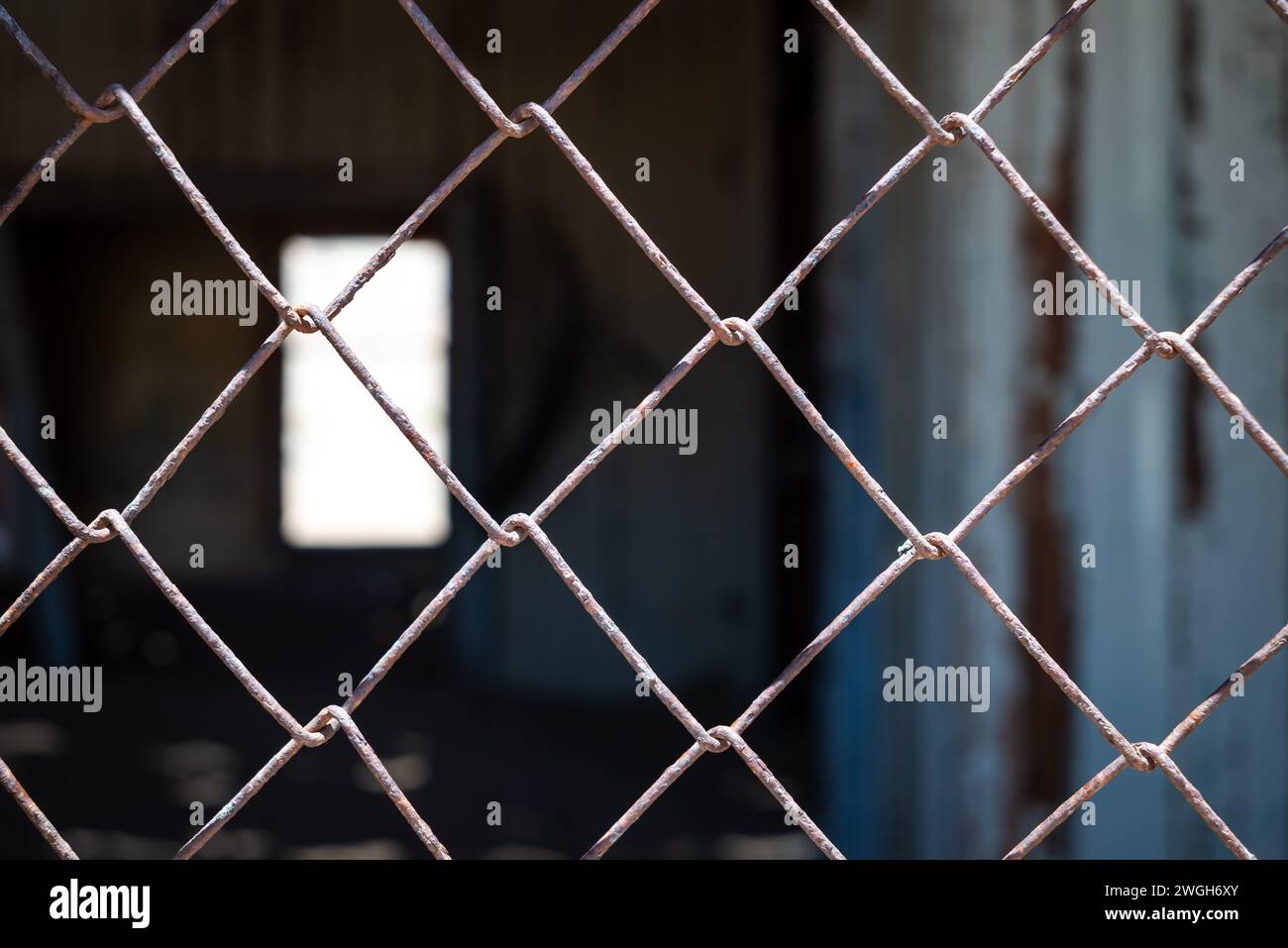 Mesh wire fence hi-res stock photography and images - Alamy