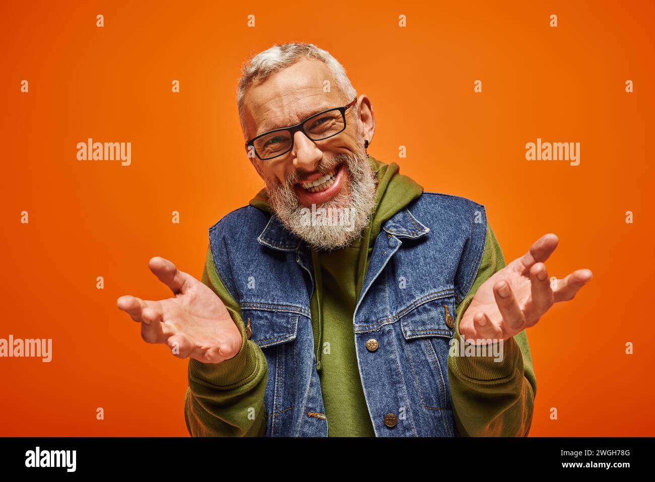 Shrugging man hoodie hi-res stock photography and images - Alamy