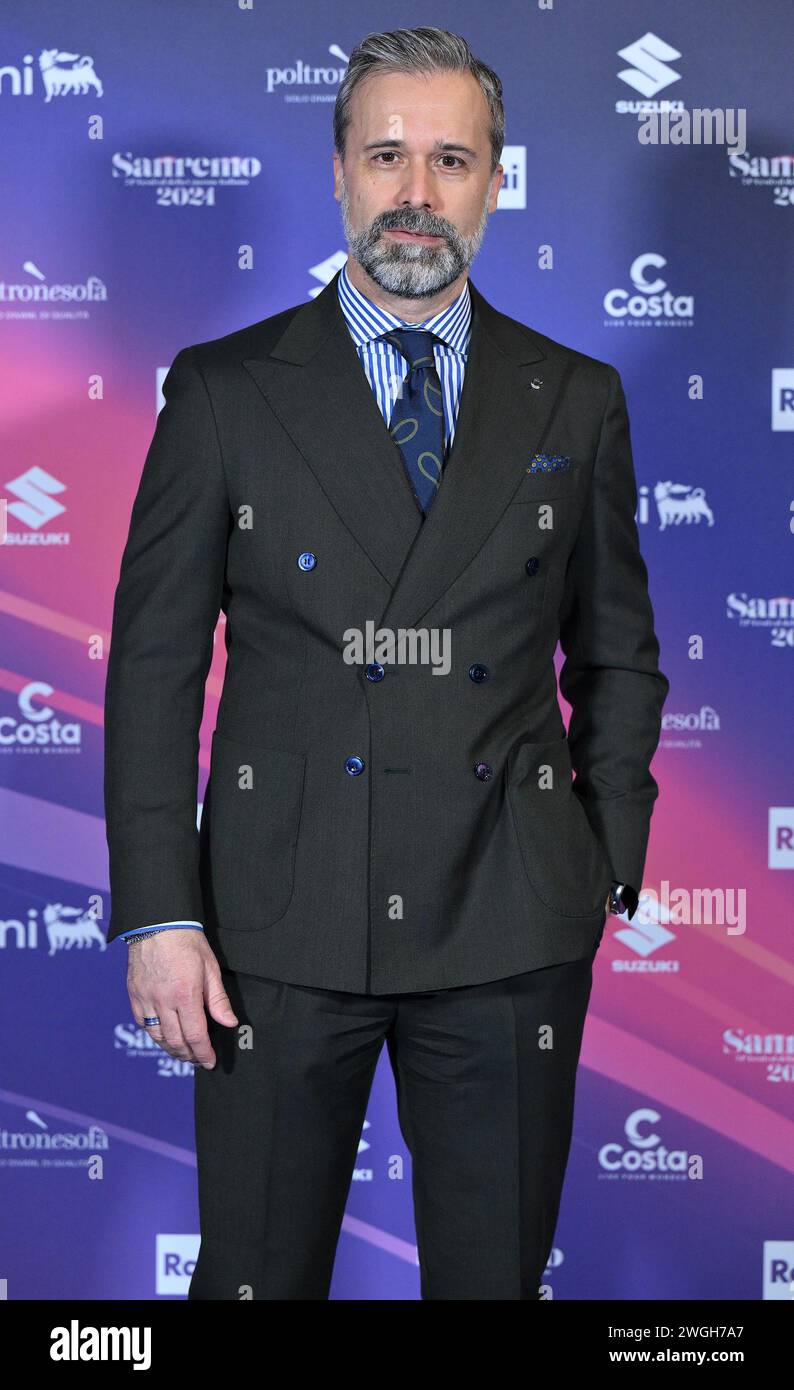 February 5, 2024, Sanremo, ITALY: CEO of Costa Crociere, Mario Zanetti ...