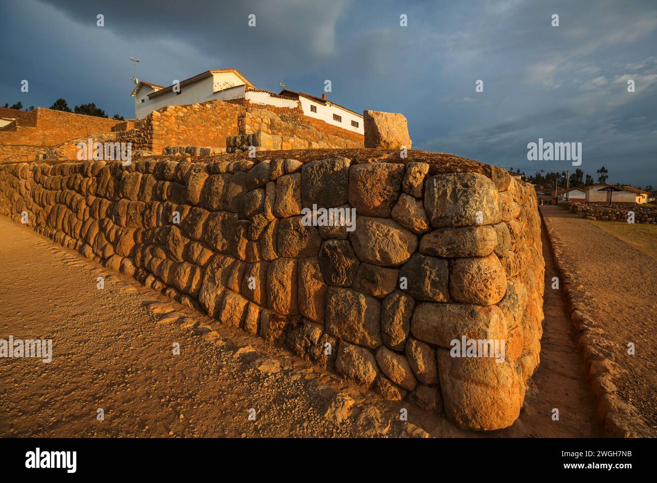 The Colonial architecture in Peru, South America Stock Photo - Alamy