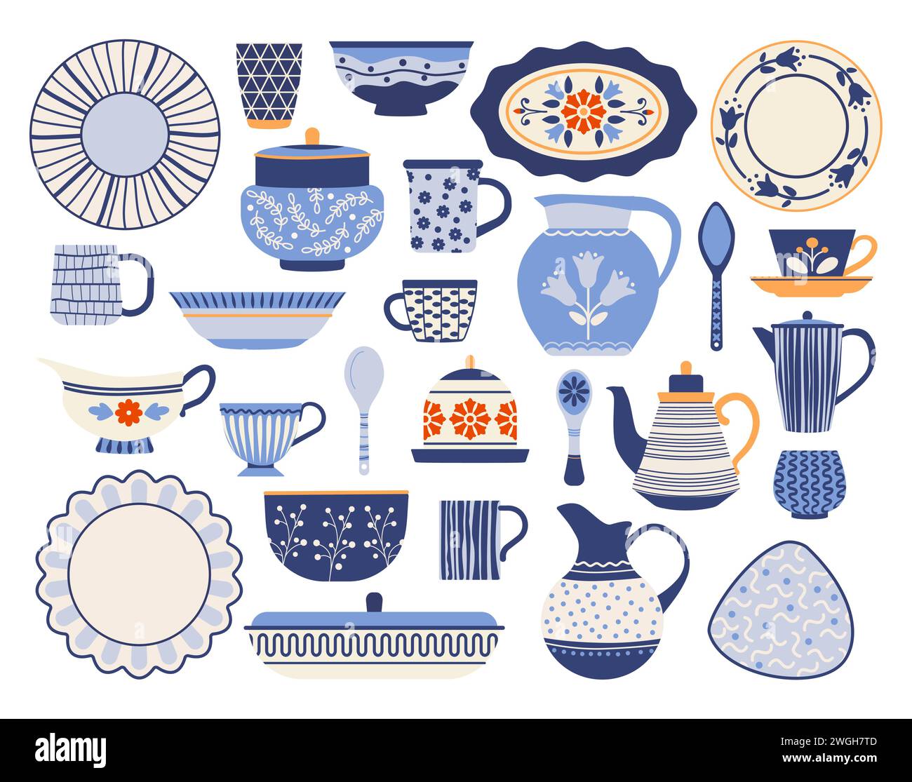 Porcelain cartoon hi-res stock photography and images - Alamy