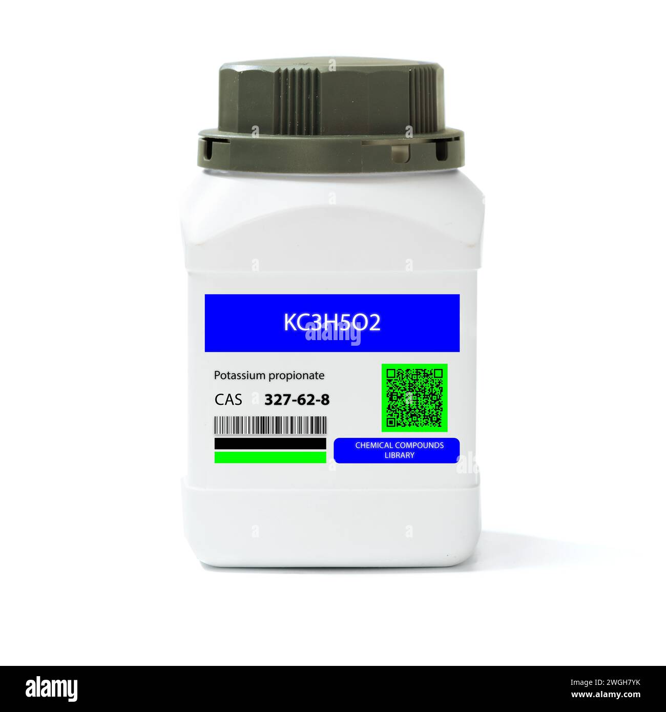 KC3H5O2 - Potassium Propionate. Chemical compound. CAS number 327-62-8 ...