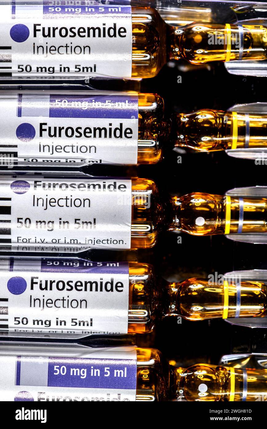 Furosomide - medicine to treat high blood pressure and oedema. 50mg ...