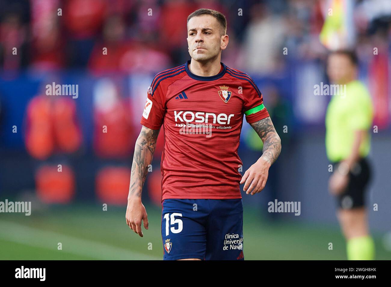 Ruben Pena of CA Osasuna looks on during the LaLiga EA Sports match ...