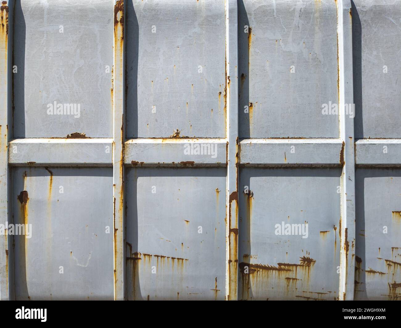 shipping container rusty exterior texture Stock Photo - Alamy