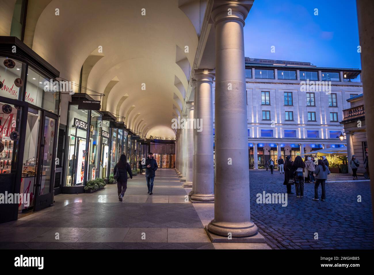 Royal Opera House Arcade, Covent Garden, London, England, UK Stock ...