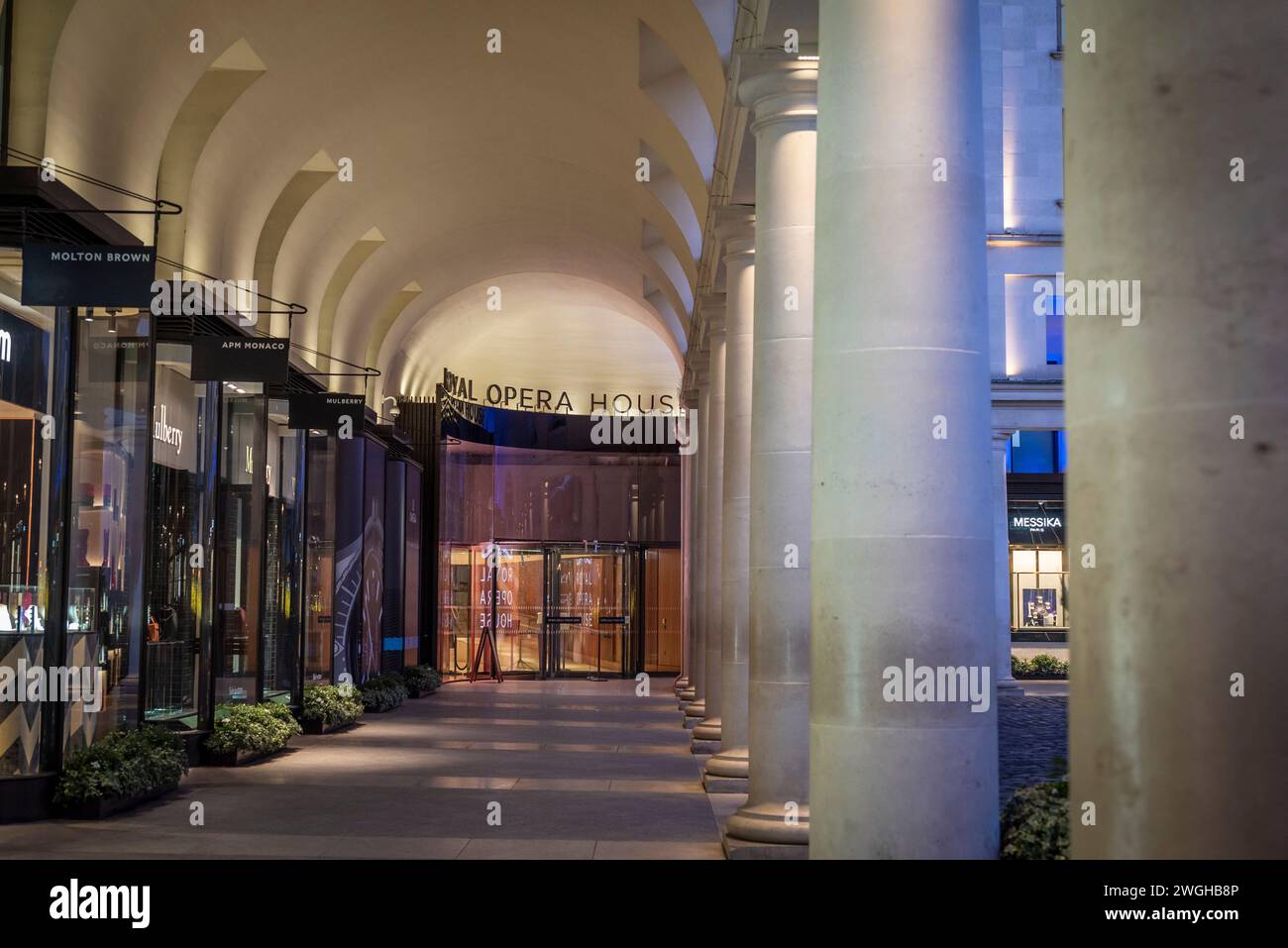 Royal Opera House Arcade, Covent Garden, London, England, UK Stock ...