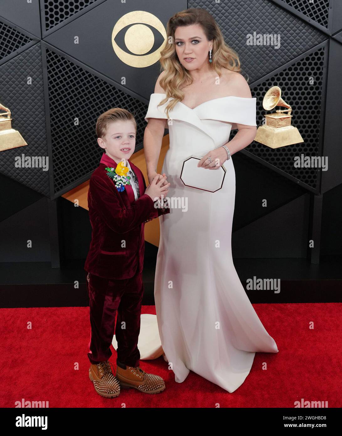 Los Angeles, USA. 04th Feb, 2024. (L-R) Remington Alexander and Kelly ...