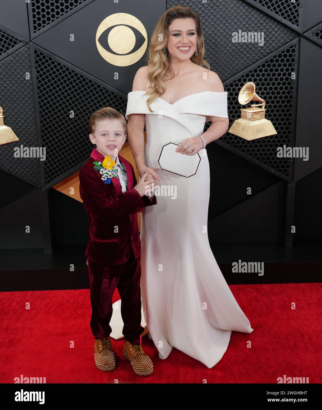 Los Angeles, USA. 04th Feb, 2024. (L-R) Remington Alexander and Kelly ...