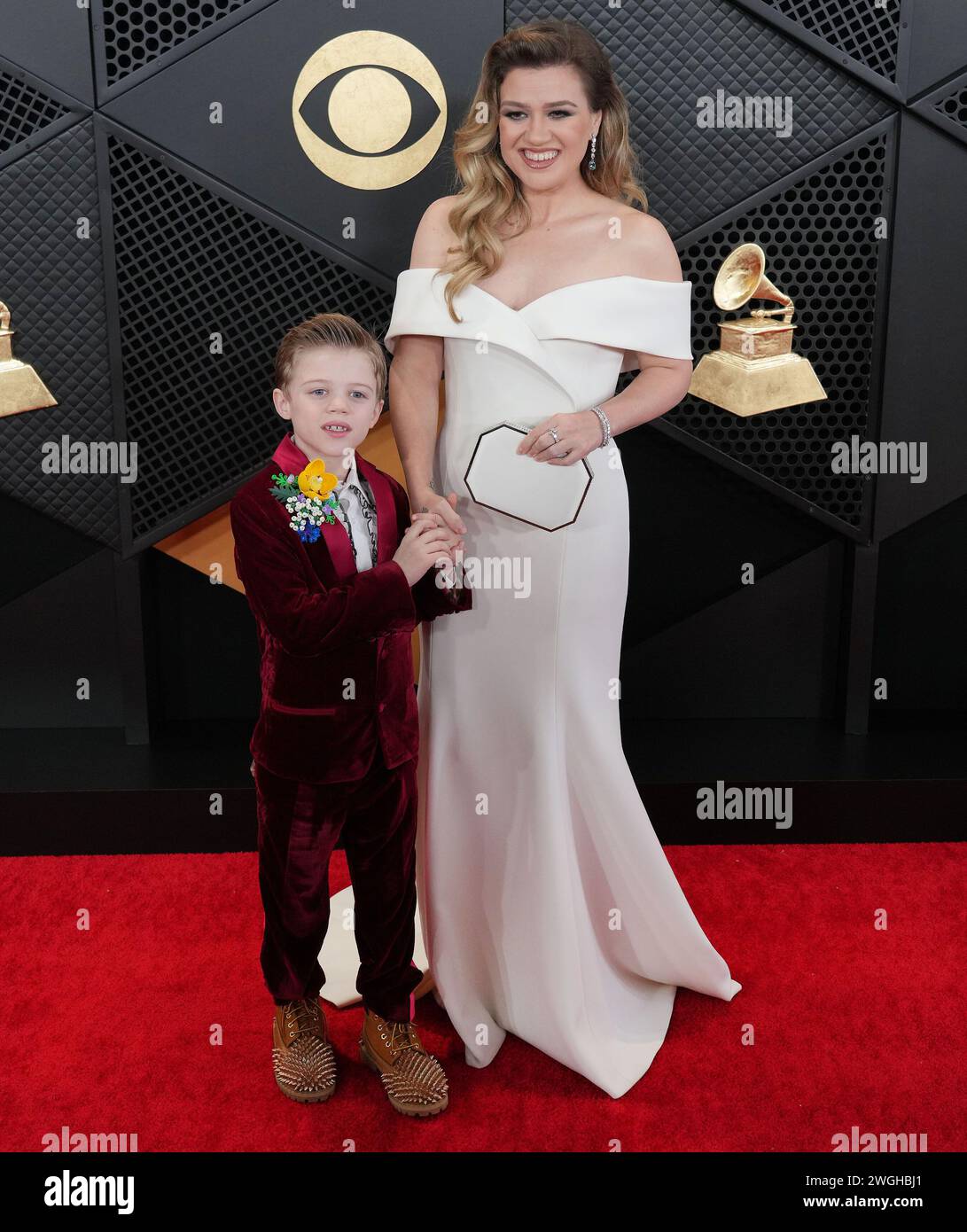 Los Angeles, USA. 04th Feb, 2024. (L-R) Remington Alexander and Kelly ...