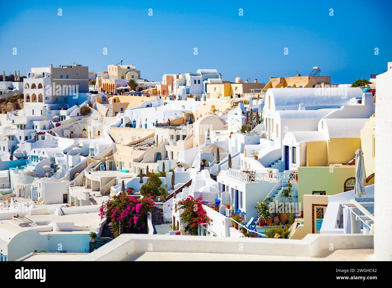 Sunny City Skyline in Urban Vacation Destination Stock Photo - Alamy