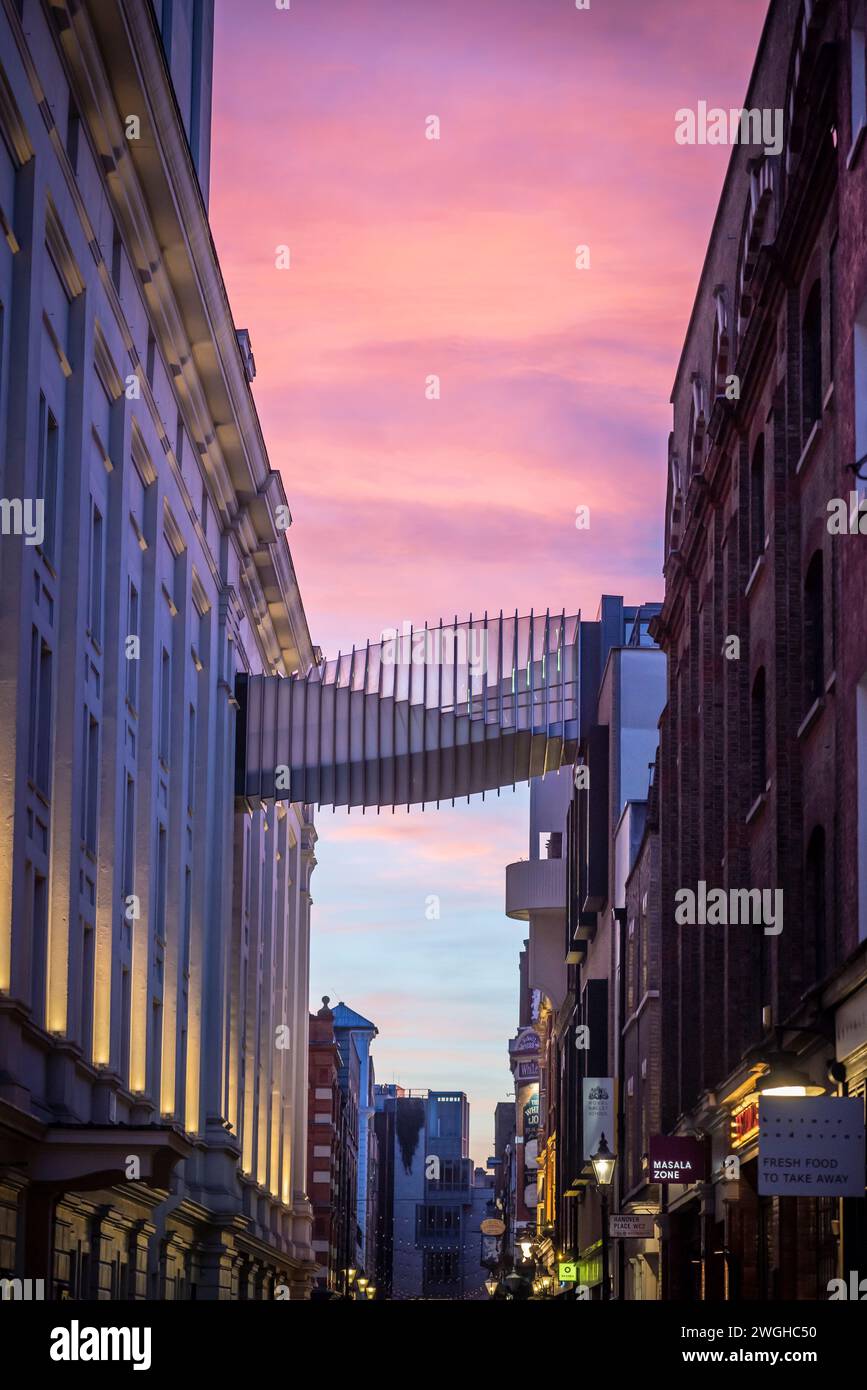 The Bridge of Aspiration above Floral Street connecting the Royal ...