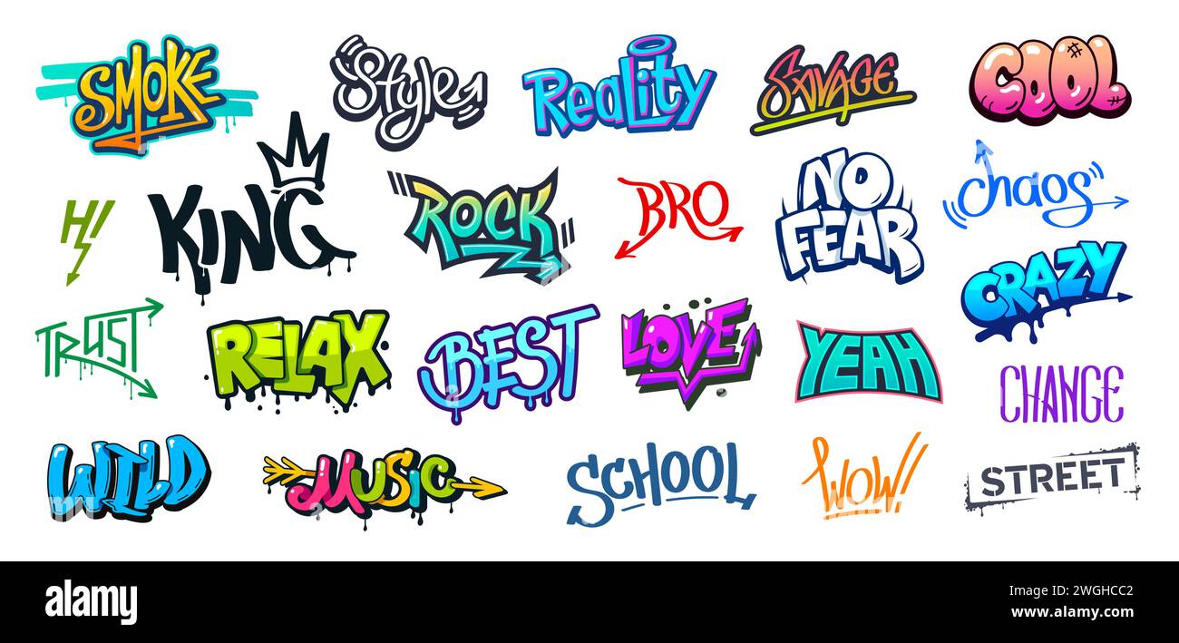 Cool graffiti drawings hi-res stock photography and images - Alamy