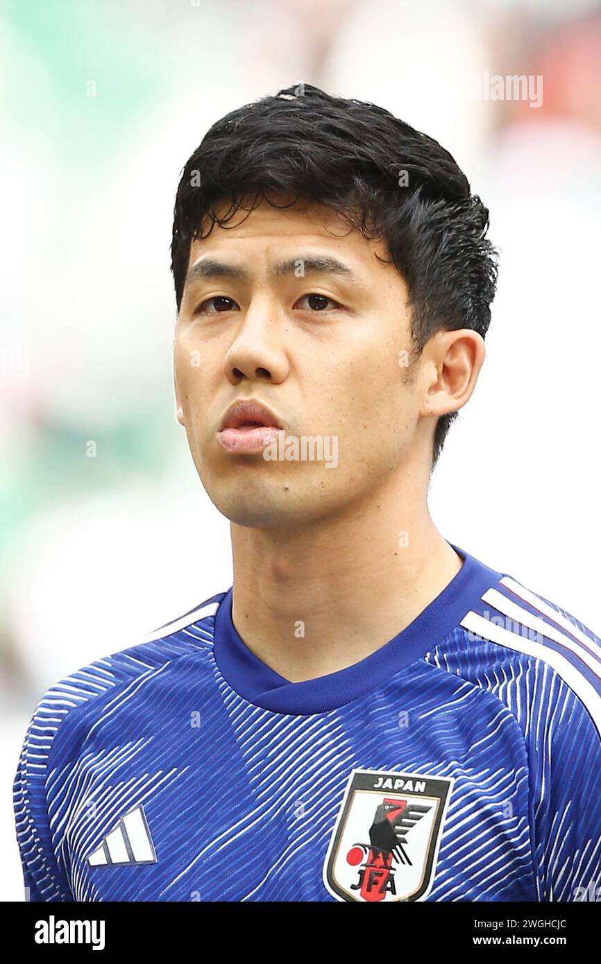 Al Rayyan, Qatar. 3rd Feb, 2024. Wataru Endo (JPN) Football/Soccer ...