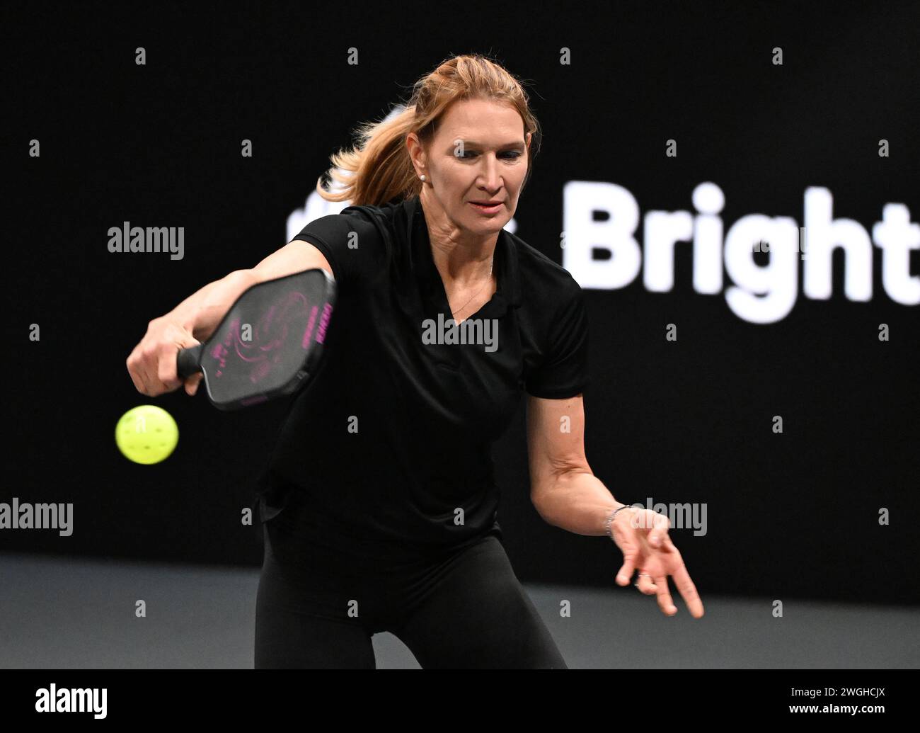 Hollywood FL, USA. 04th Feb, 2024. Steffi Graff plays during The ...
