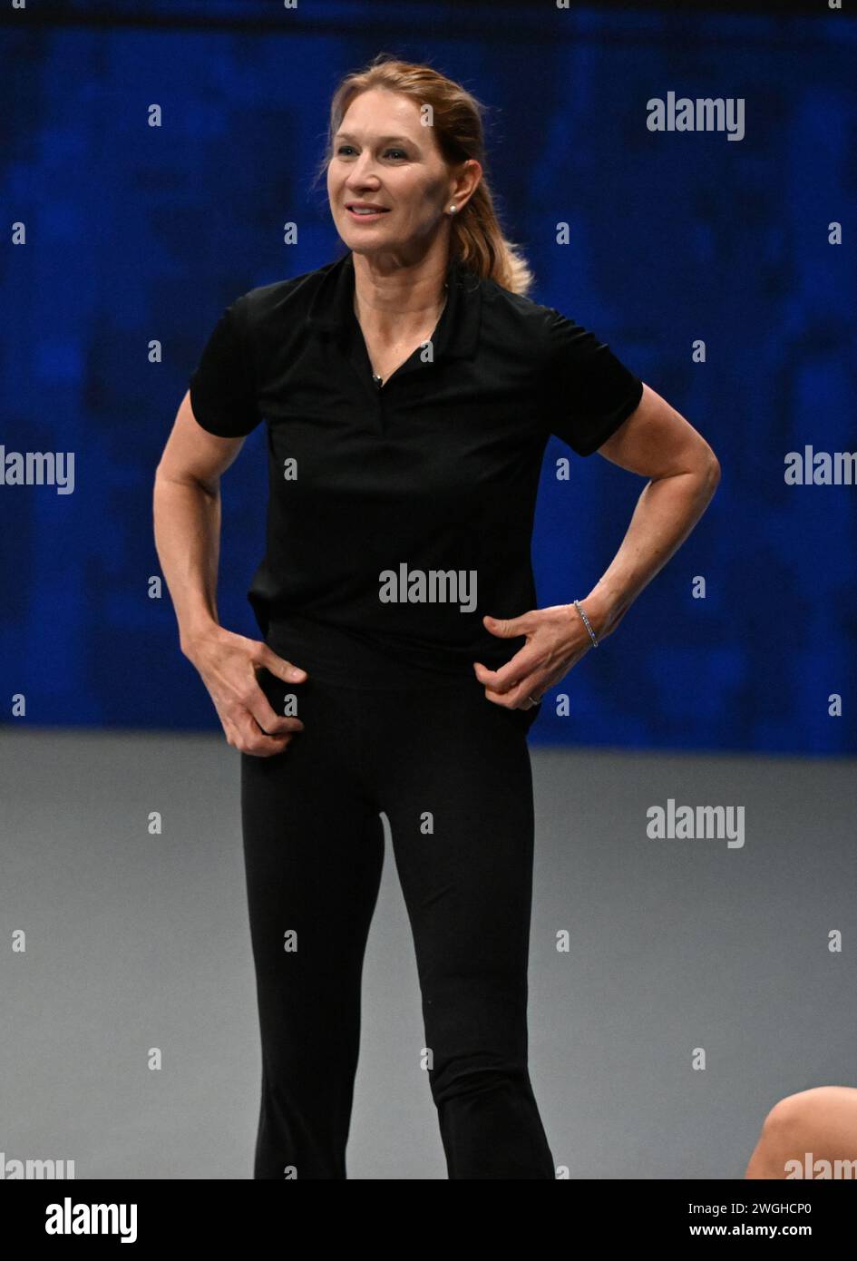 Hollywood FL, USA. 04th Feb, 2024. Steffi Graff plays during The ...