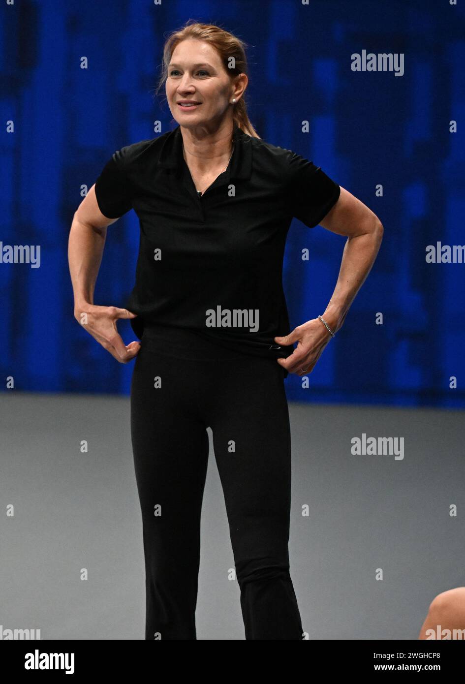 Hollywood FL, USA. 04th Feb, 2024. Steffi Graff plays during The ...