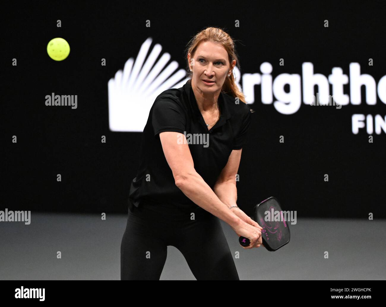 Hollywood FL, USA. 04th Feb, 2024. Steffi Graff plays during The ...