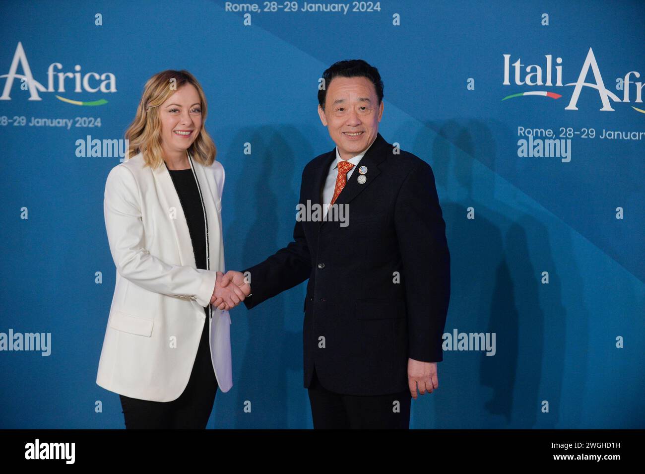 Italy, Rome, January 29, 2024 : Summit Italy Africa 'ItaliAfrica A ...