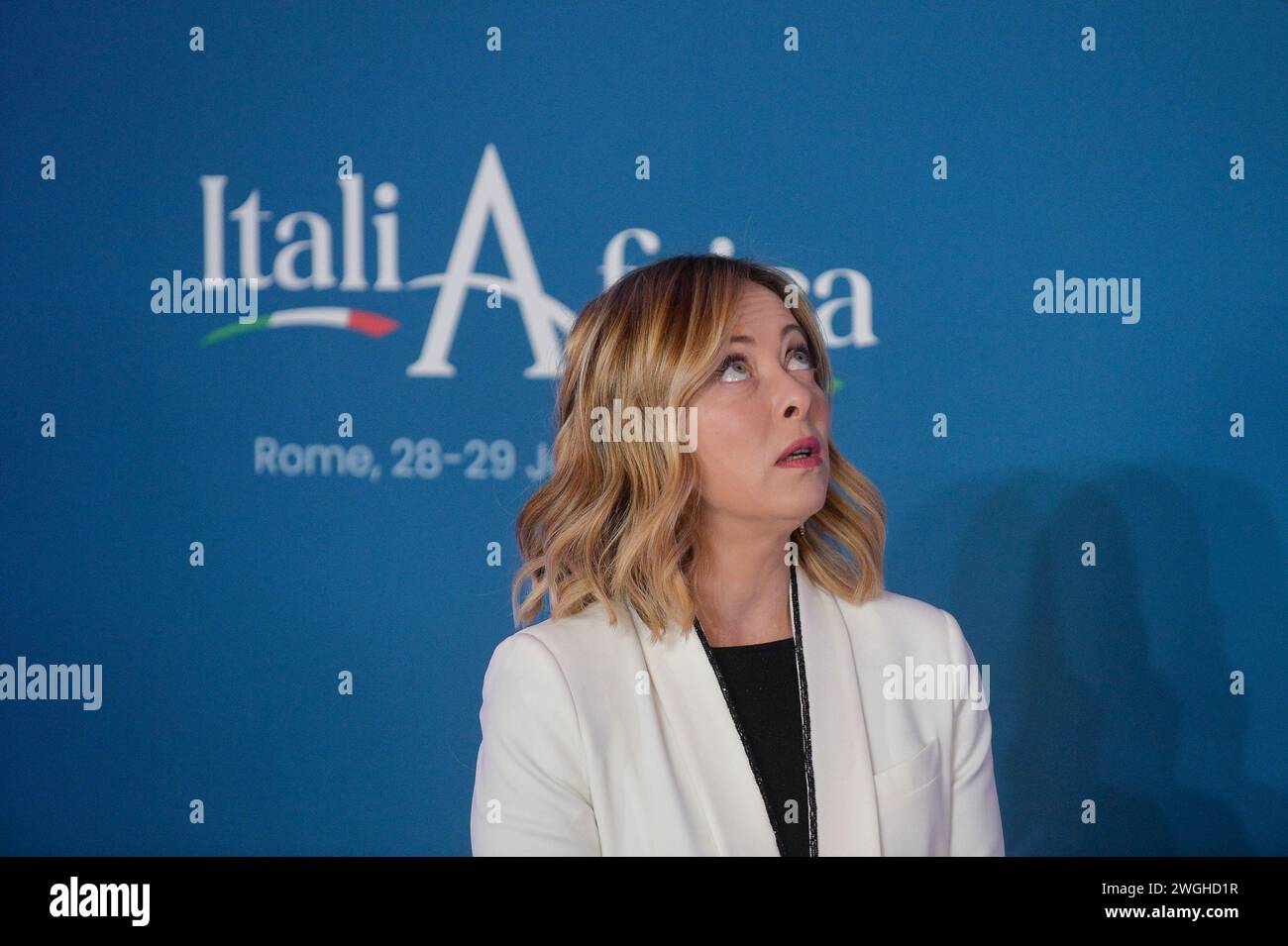 Italy, Rome, January 29, 2024 : Summit Italy Africa 'ItaliAfrica A ...